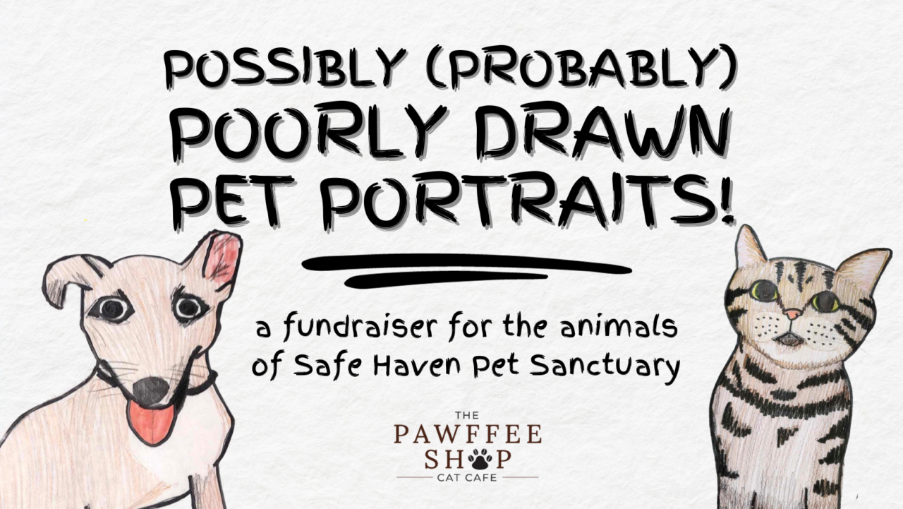 Possibly (Probably) Poorly Drawn Pet Portraits | Safe Haven Pet Sanctuary